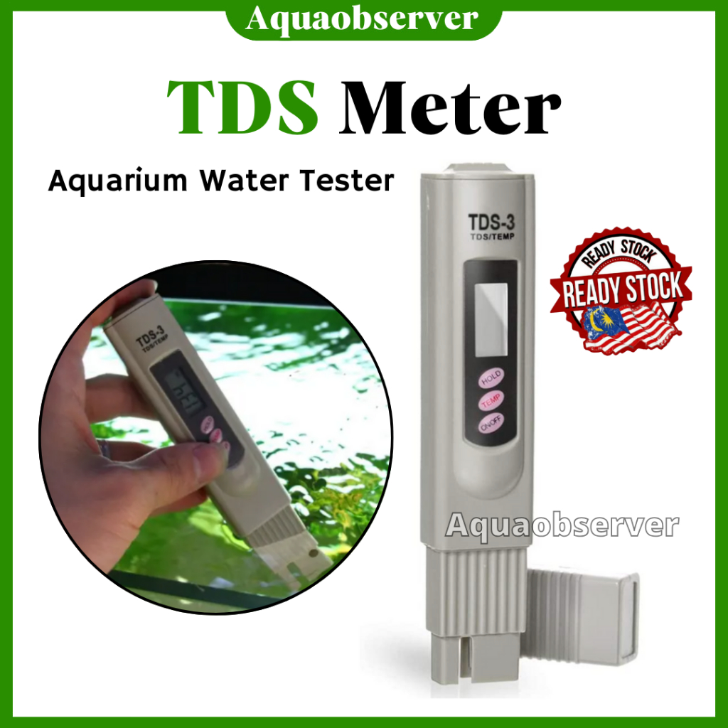 Fish Tank TDS Digital LCD Meter Water Tester Pen Aquarium Hydroponics ...