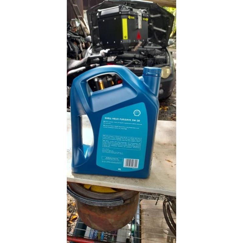 Shell Helix Fuelsave 5W-30 Minyak Enjin Sintetik Sepenuhnya (4L ...