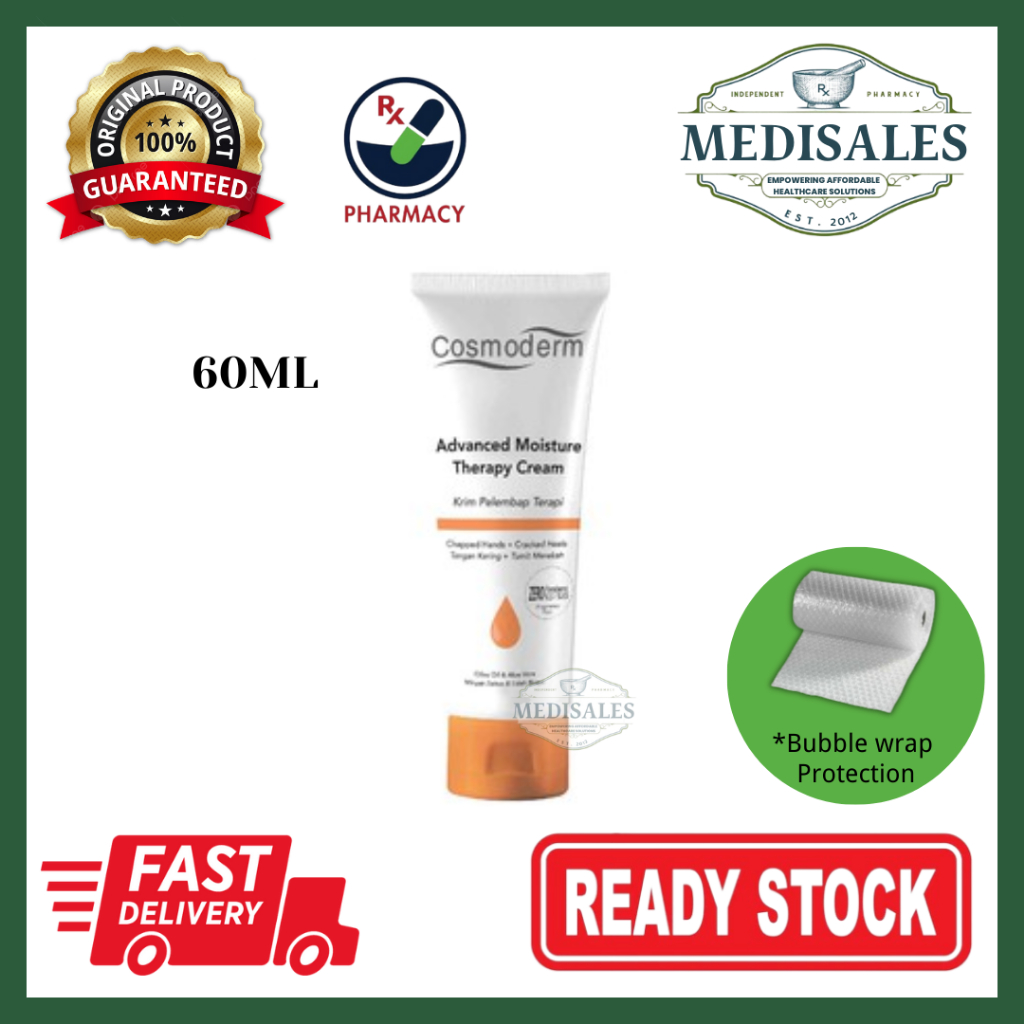 COSMODERM ADVANCED MOISTURE THERAPY CREAM 60ML (EXP 01/2027) | Shopee ...
