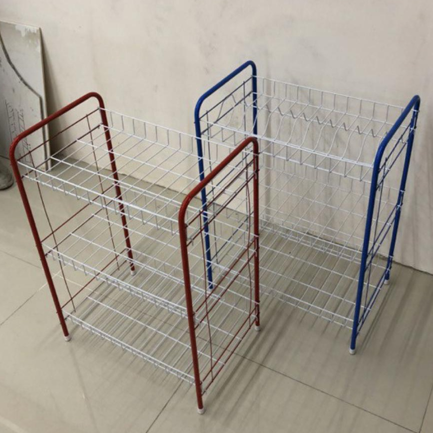 3 Tier Dish Rack with/without Plate Holder / Rak Pinggan/ Rak Baju Besi ...