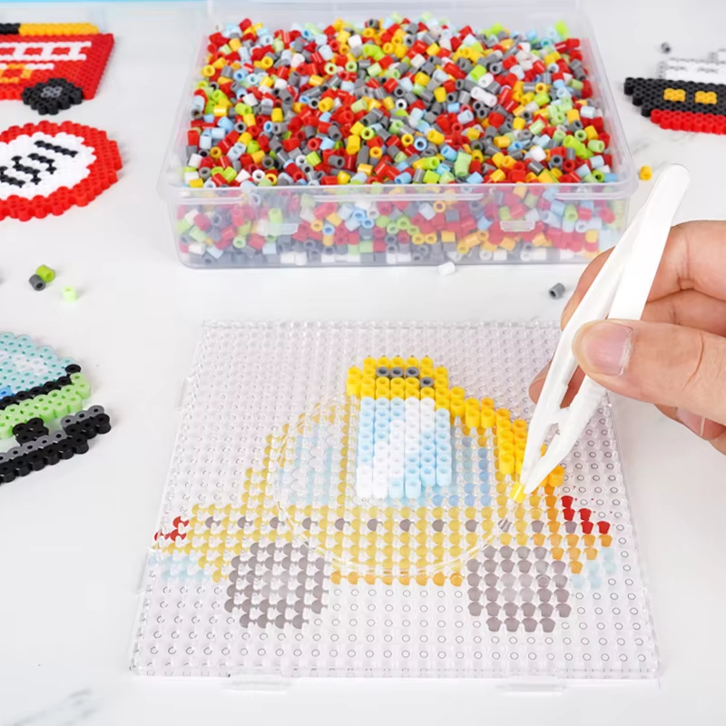 5mm Puzzles Fuse Beads Perler Beads Set For Kids 5000pcs Multi Colors ...