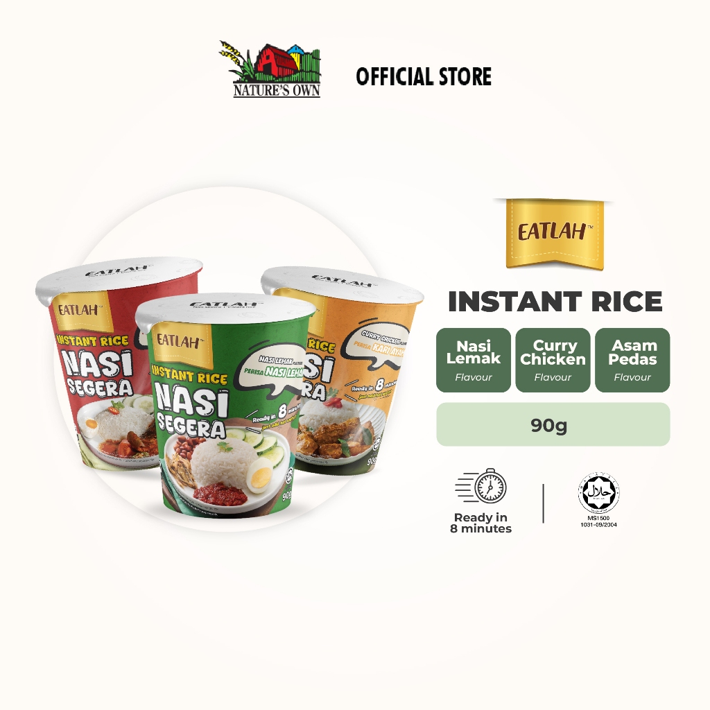EATLAH Nasi Segera / Instant Rice | Shopee Malaysia