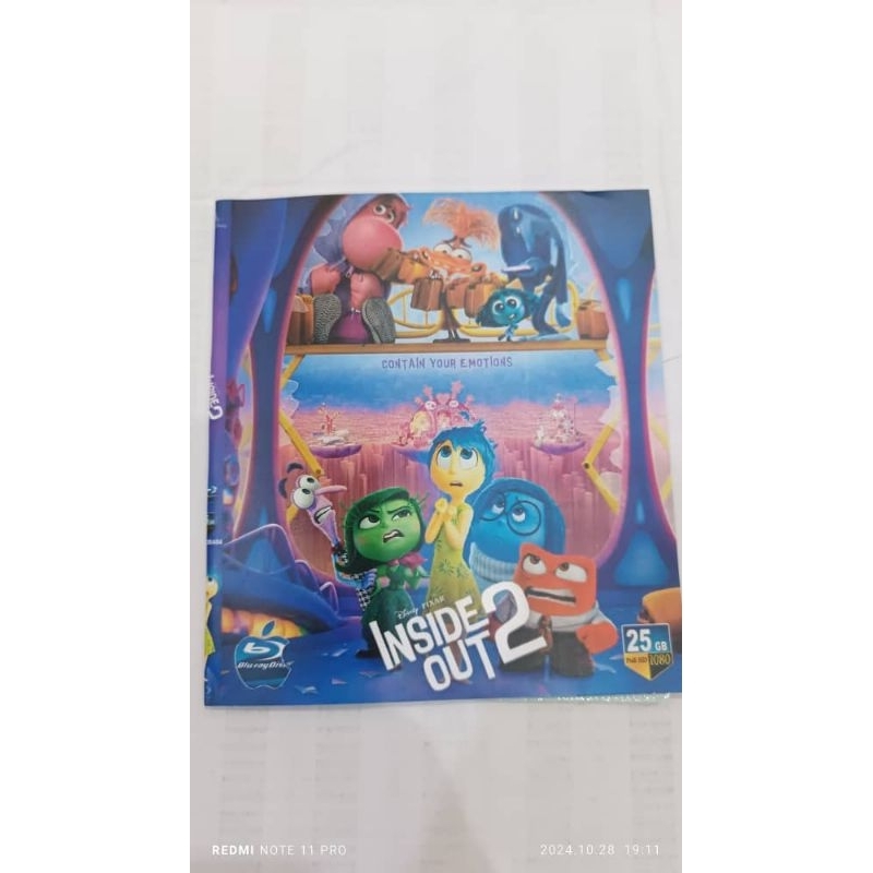 BLURAY INSIDE OUT 2 | Shopee Malaysia