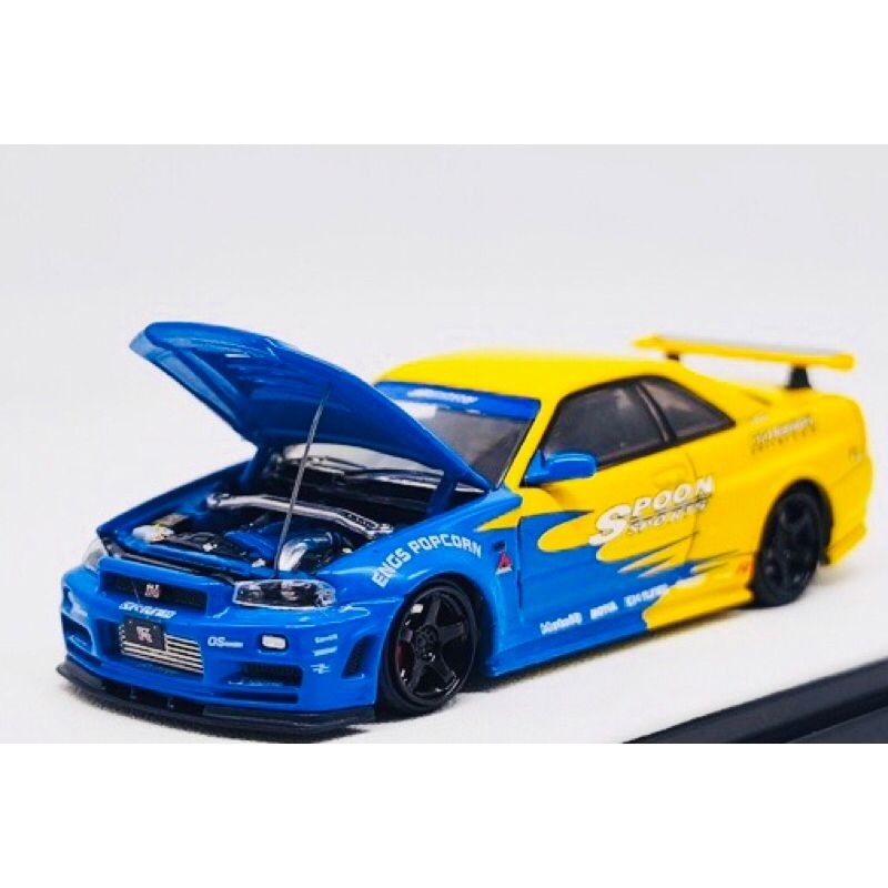 Time Micro 1/64 Nissan Skyline GTR R34 Spoon | Shopee Malaysia