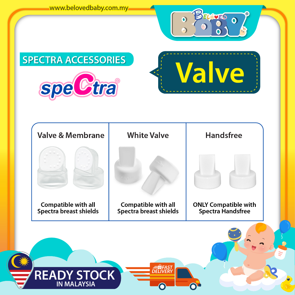 Spectra Valve (2pcs) Standard Valve & Membranes / Silicone Valve ...