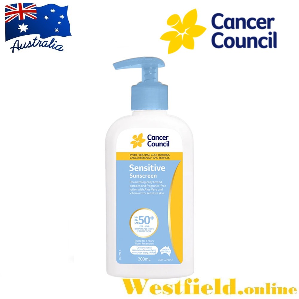 [Australia Import EXP 11/2025] Cancer Council SPF 50+ Sensitive ...