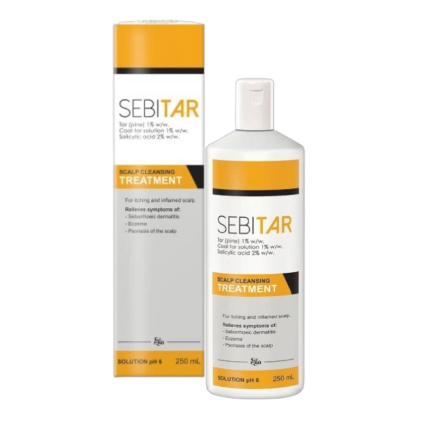 Sebitar Scalp Shampoo - Anti-Dandruff, Psoriasis & Itchy Scalp ...