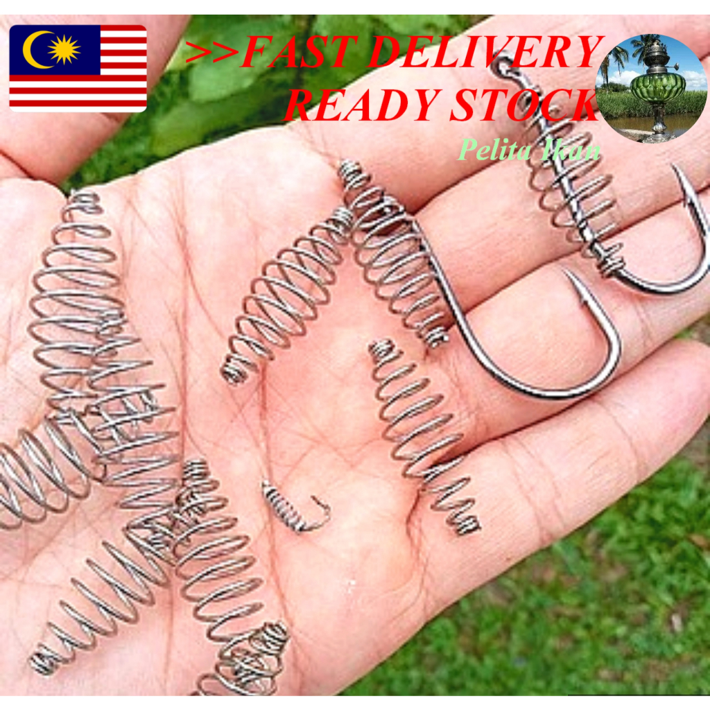 ready stock 5pCS Spring besar untuk pegang umpan dedak & roti untuk ...