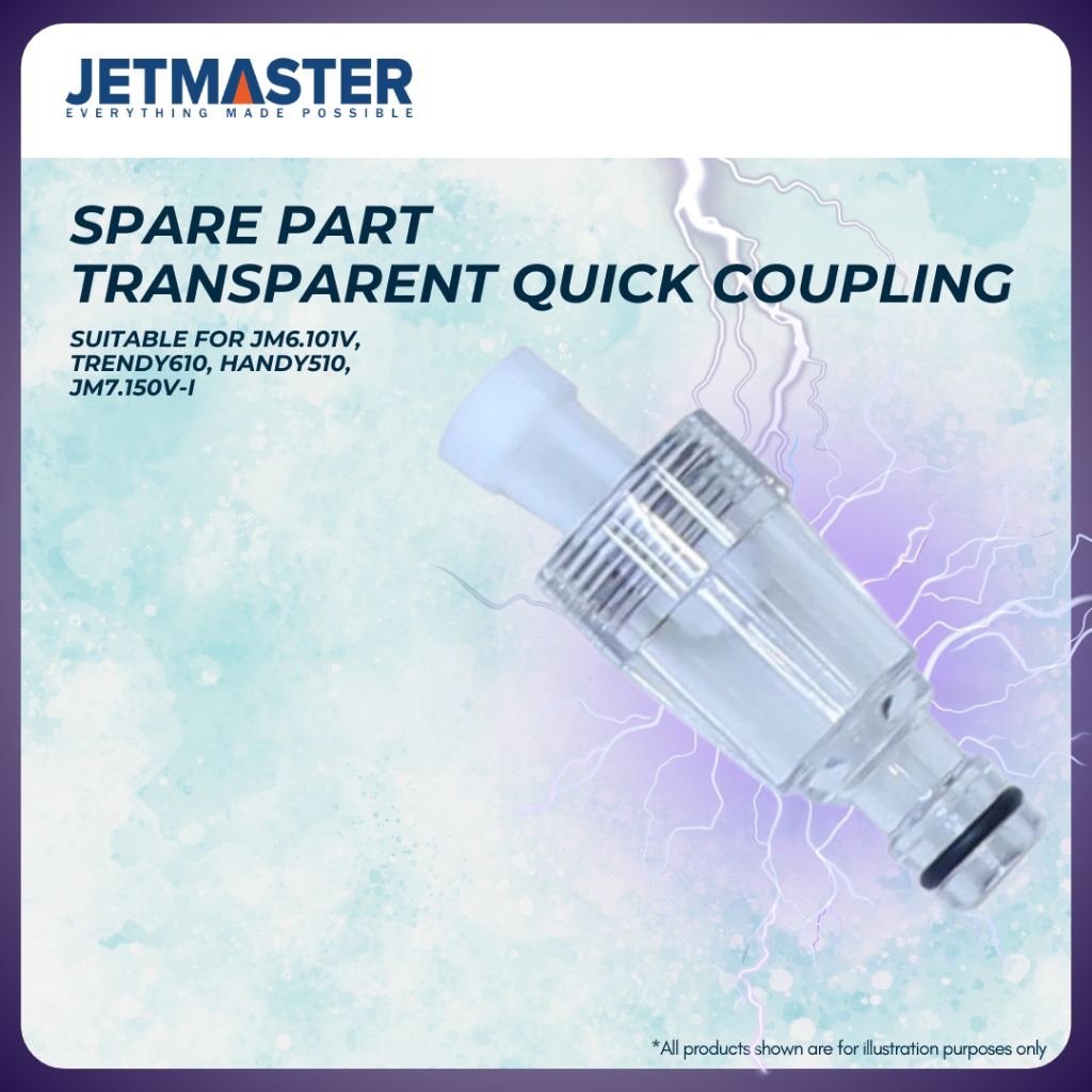 Jetmaster【TRANSPARENT QUICK COUPLING INLET CONNECTOR WITH ...