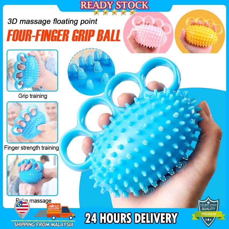 Finger Grip Ball Hand Therapy Grip Ball Stretcher Finger Pow Fitness ...