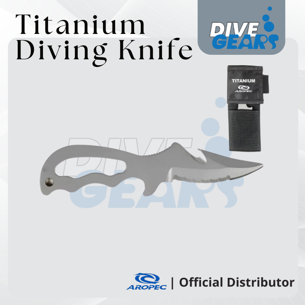 Aropec Titanium BC Knife Dive Knife Line for Scuba Diving | Shopee Malaysia