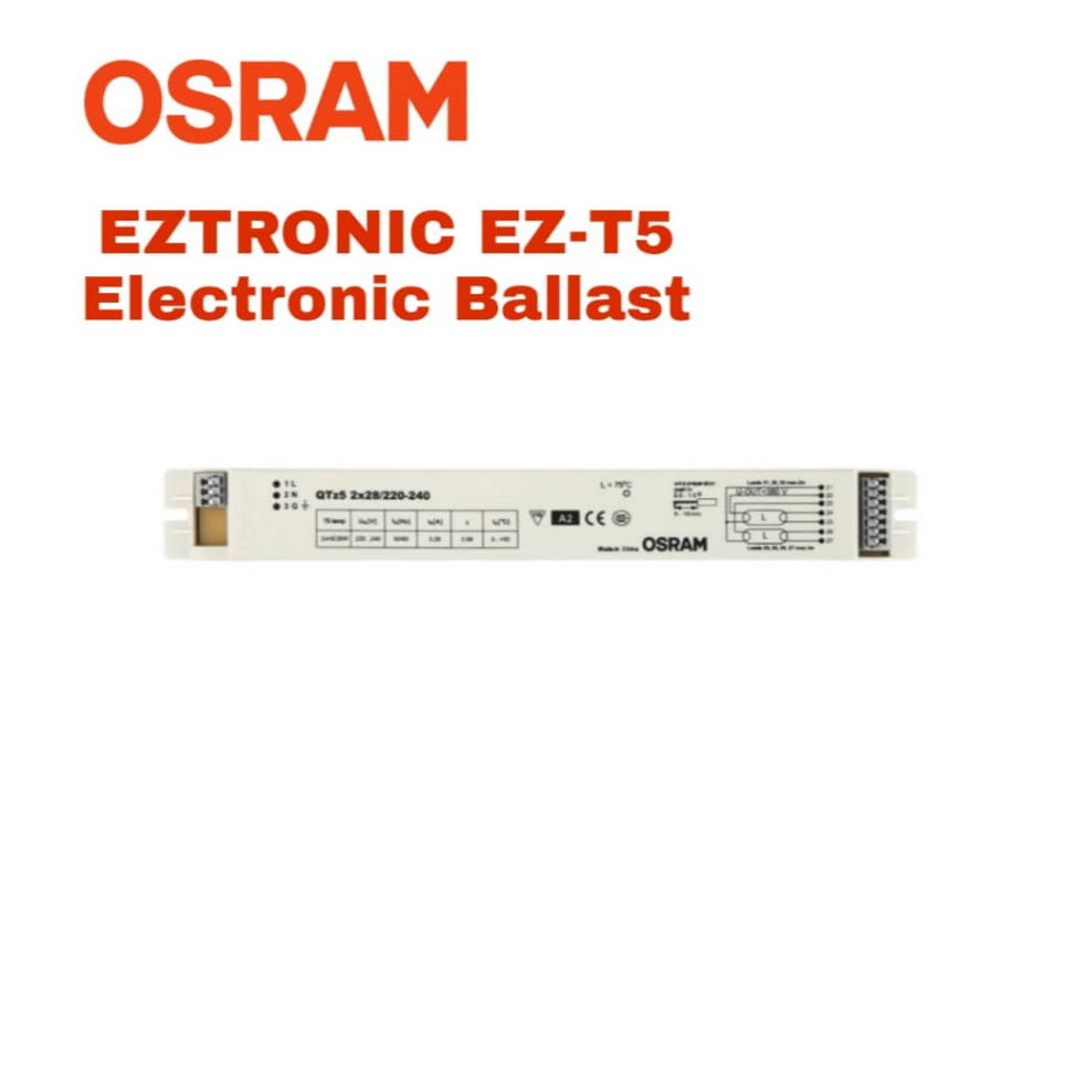 OSRAM EZTRONIC EZ-T5 2X28W/110~240V 50/60Hz Electronic Ballast | Shopee ...