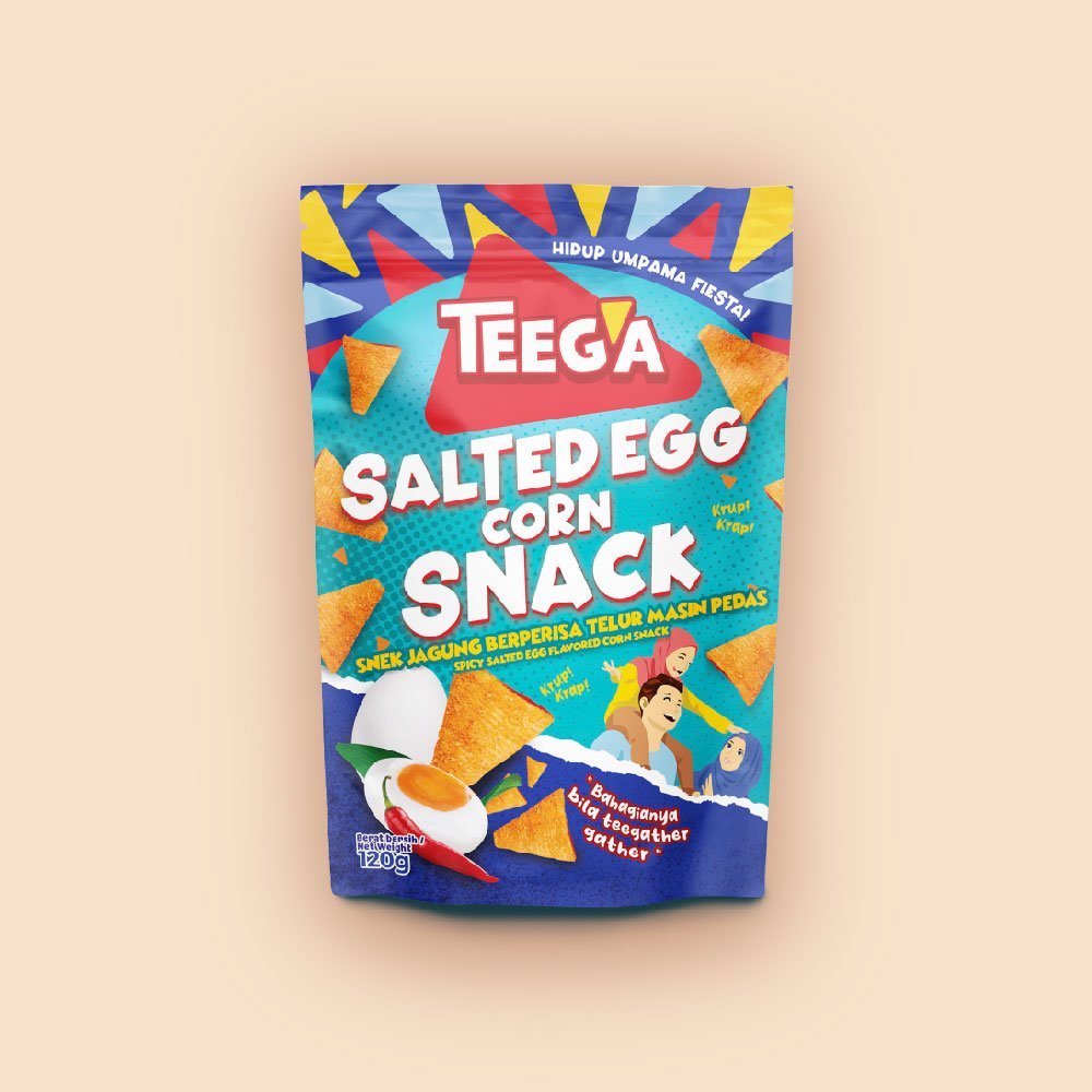 Teega Salted Egg Corn Snack | Shopee Malaysia