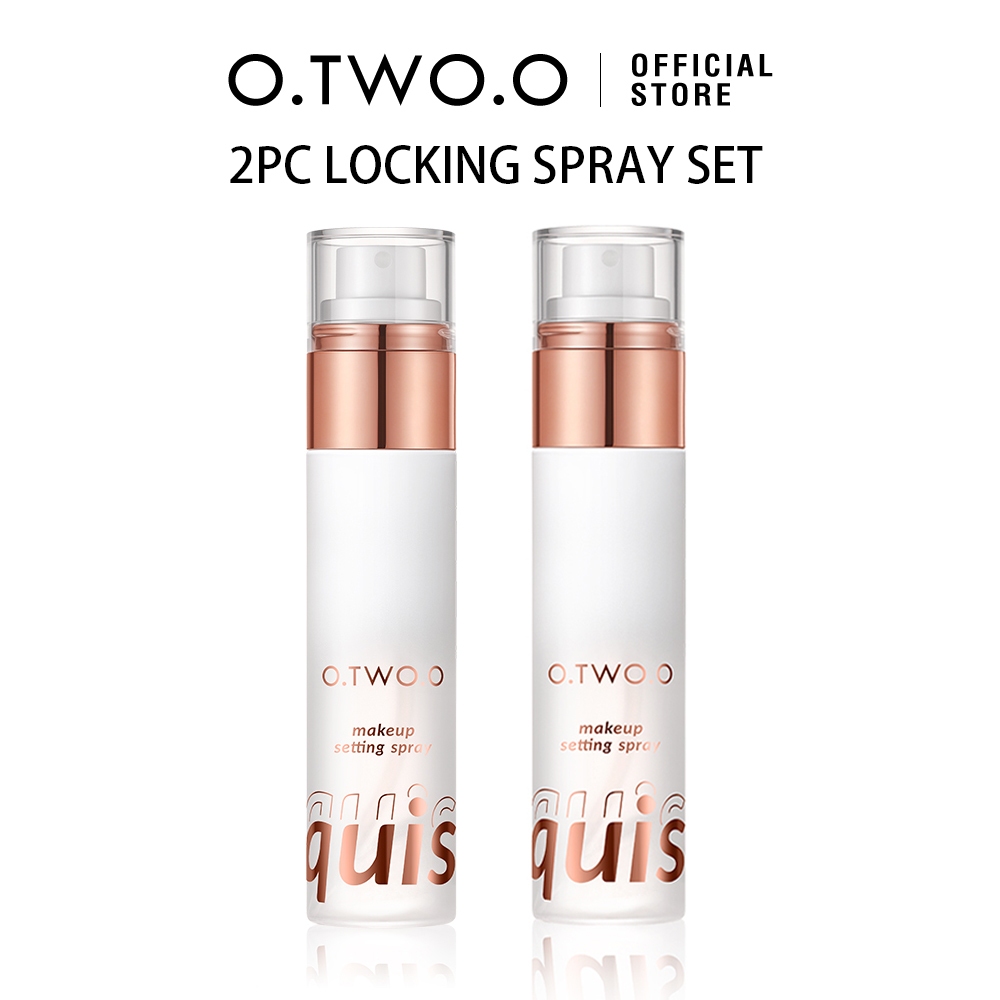 O.TWO.O 2psc Set Locking Spray /Semburan Mengunci/細密柔霧定粧噴霧2支裝-100ml | Shopee Malaysia