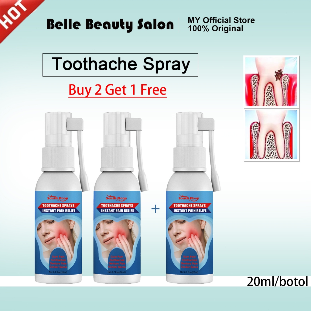Herba ubat sakit gigi 20ml ubat untuk gigi berlubang Toothache Spray ...