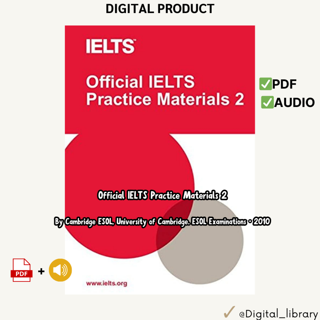 Official IELTS Practice Materials 2 with Audio | Shopee Malaysia