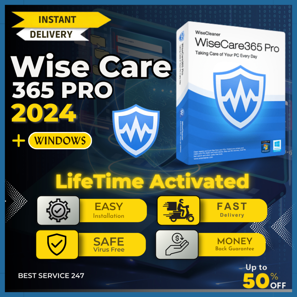 [INSTANT DELIVERY] Wise Care 365 PRO 2024 (Pre-Activated) for Windows | Shopee Malaysia