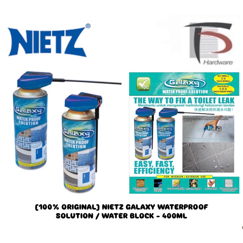 [100% ORIGINAL] NIETZ GALAXY WATERPROOF SOLUTION / WATER BLOCK - 400ML ...