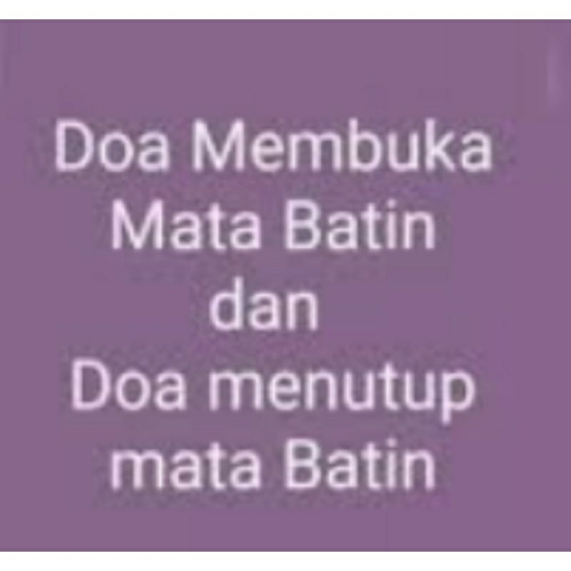 Amalan buka mata batin | Shopee Malaysia