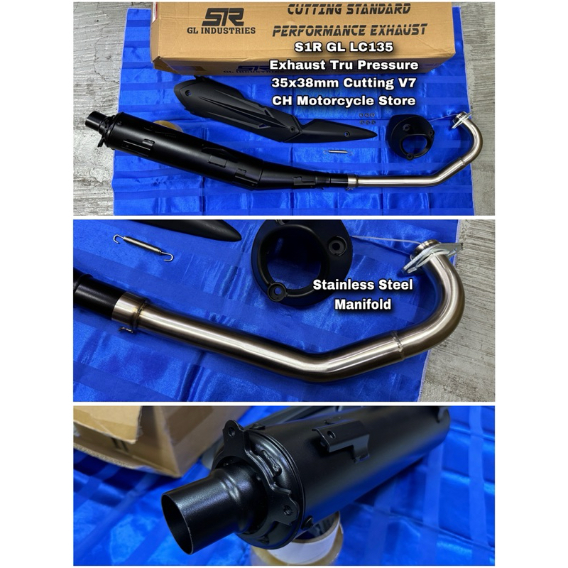 Leo S1R LC135 Exhaust Standard 28mm 32mm 35mm 38mm Super Charger Back Pressure V1 V2 V3 V4 V5 V6 ...