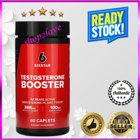 Six Star Pro Nutrition Testosterone Booster Body Building 60 Caplets ...