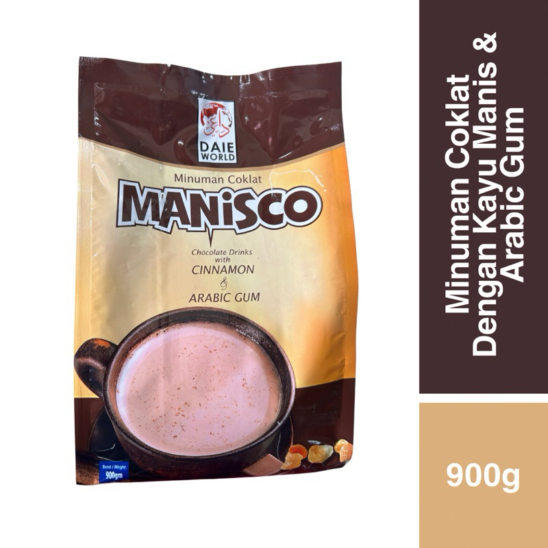 Manisco Minuman Coklat Dengan Kayu Manis Ceylon & Arabic Gum 900g ...