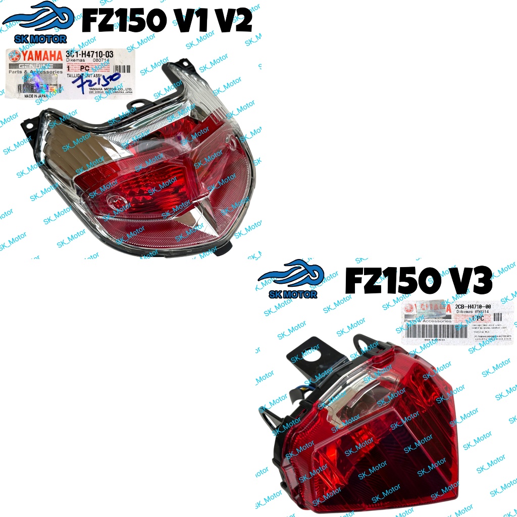 Yamaha FZ150 FZ 150 i OLD NEW Original Tail Lamp / Tail Light / Lampu ...