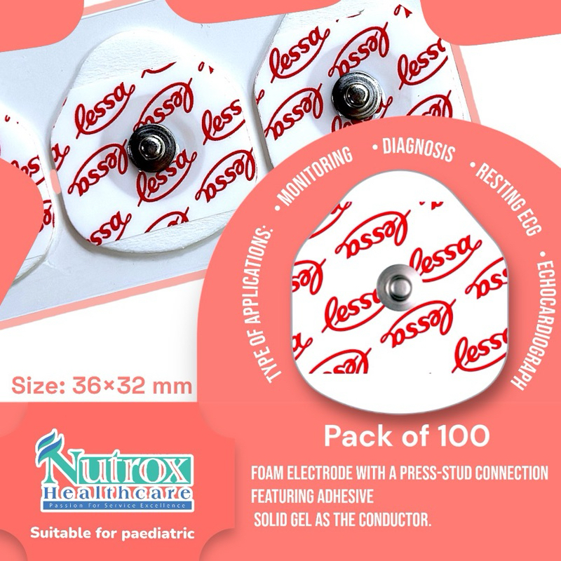 Patient Monitor Electrodes Disposable Surface EMG/ECG/EKG Electrode ...