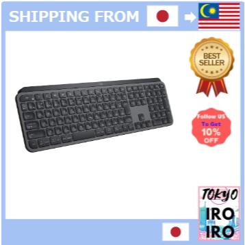 [Used Good condition] Logitech Advanced Wireless Keyboard KX800 MX KEYS Rechargeable bluetooth ...