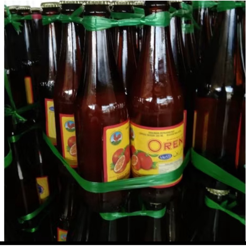 Air botol kaca cap ayam sarsi orange soda | Shopee Malaysia