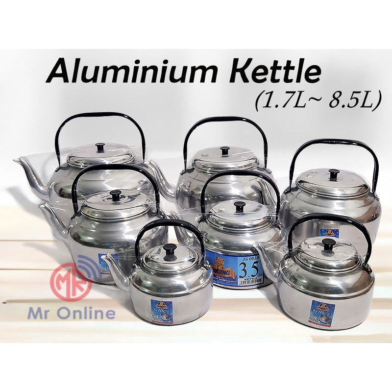 Aluminium Kettle/With Fixed Handle/Aluminum Cerak Air/Retro Traditional ...