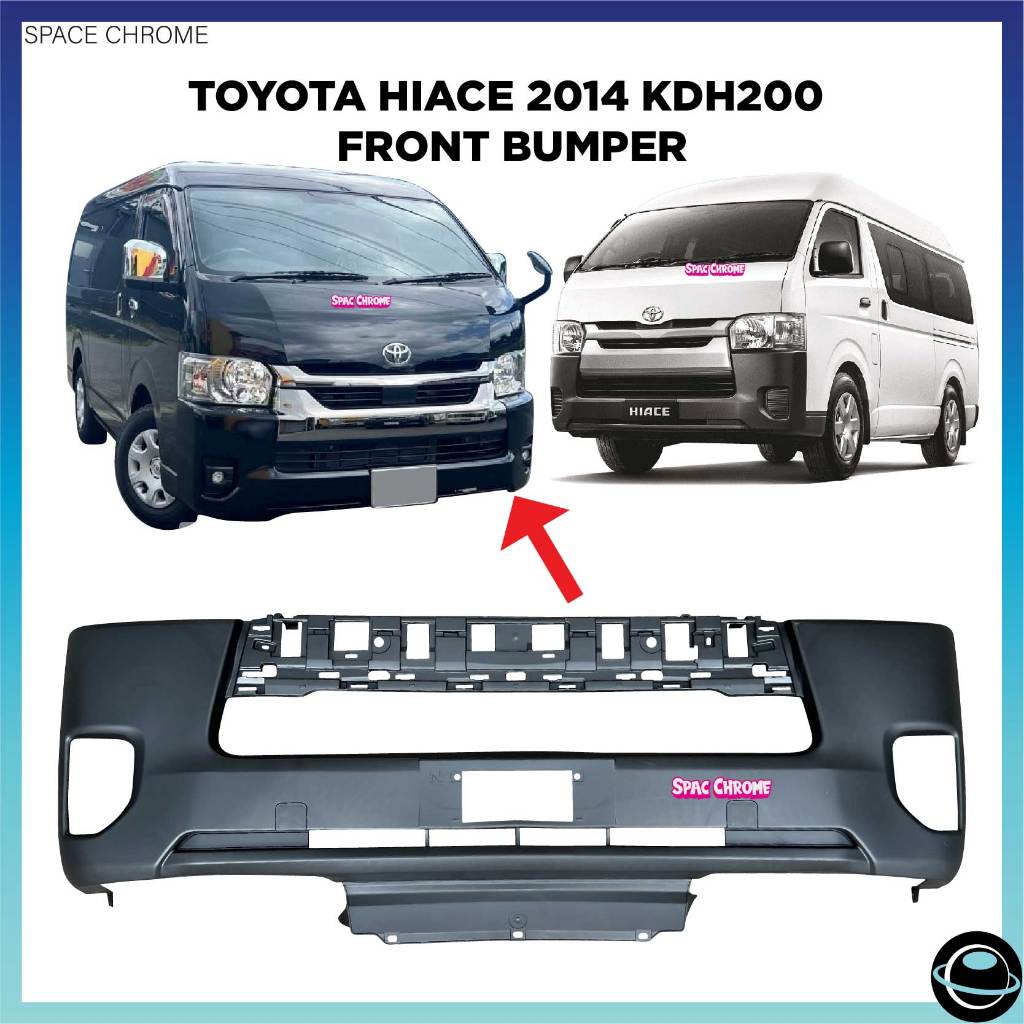 TOYOTA HIACE KDH200 2014YEAR ON FRONT BUMPER (BUMPER DEPAN) 2015 2016 ...