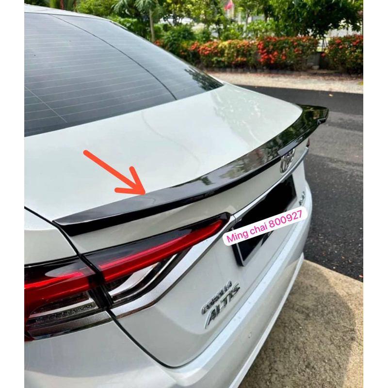 Toyota Corolla Altis 2020-2024 duck tail spoiler no paint | Shopee Malaysia