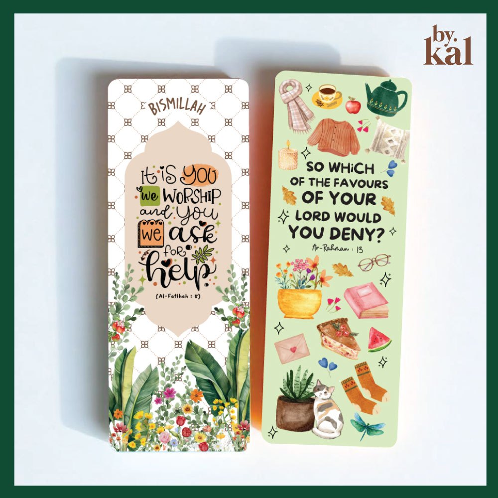 1pcs Bookmark with Islamic Quran Quote Motivational / Inspirational ...