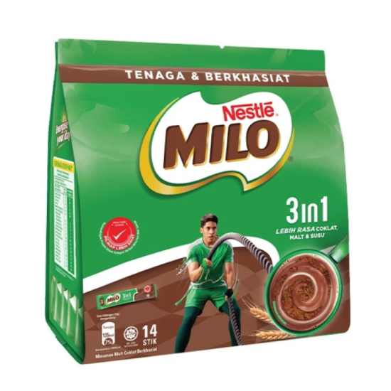 Nestle Milo Mixes 3 In 1 33gm*14's | Shopee Malaysia
