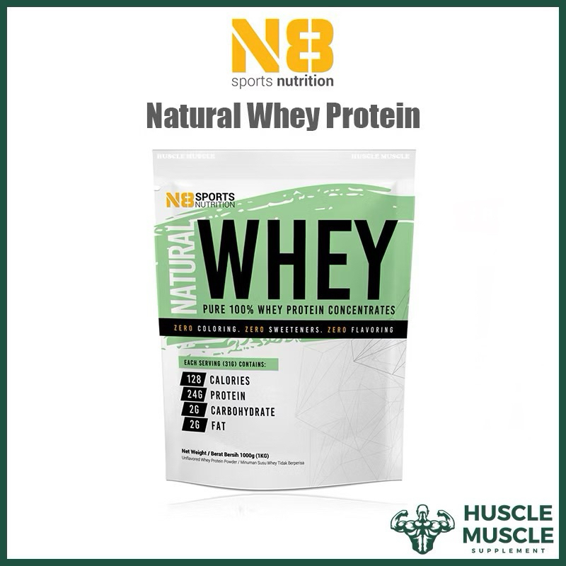 N8 NATURAL WHEY PROTEIN 500g (Unflavoured) | Shopee Malaysia