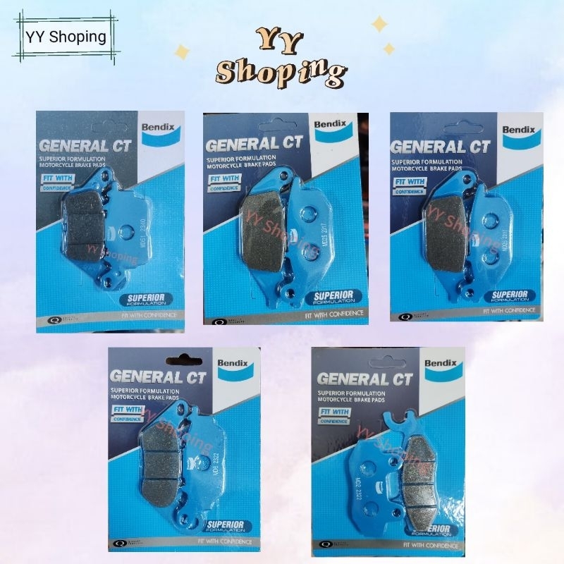 BENDIX BRAKE PAD YAMAHA LC135 Y15 Y16 Y125ZR LC135 5S N-MAX HONDA ...