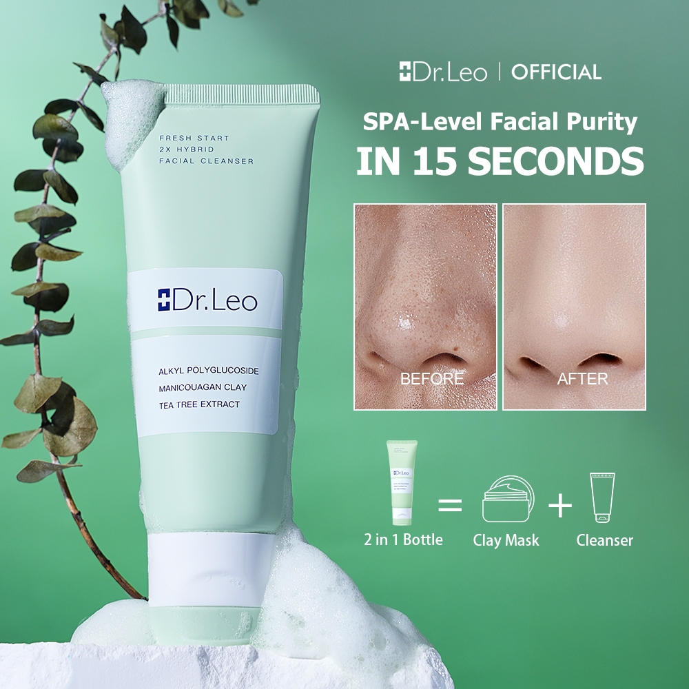 [Buy 1 Take 1]Dr.Leo Fresh Start 2X Hybrid Facial Cleanser 80ml Deep ...