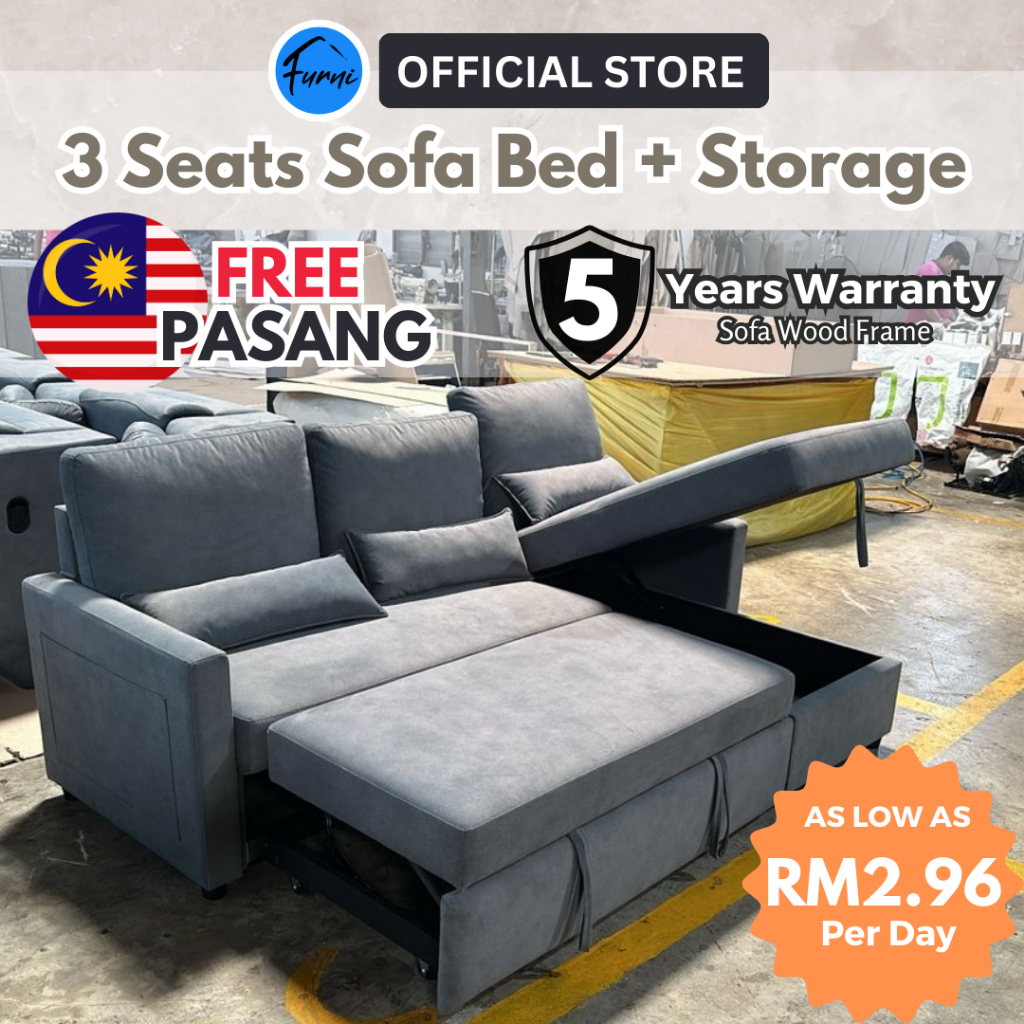 Multifunction Sofa Bed With Storage Bed Katil Sofa Murah Sofa ...