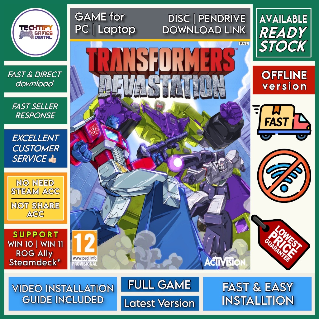 [PC Game] Transformers Devastation - Offline [Disc | Pendrive ...