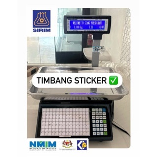 Dickson Barcode Label Weighing Scale Machine 30kg RLS 1100 Timbang ...
