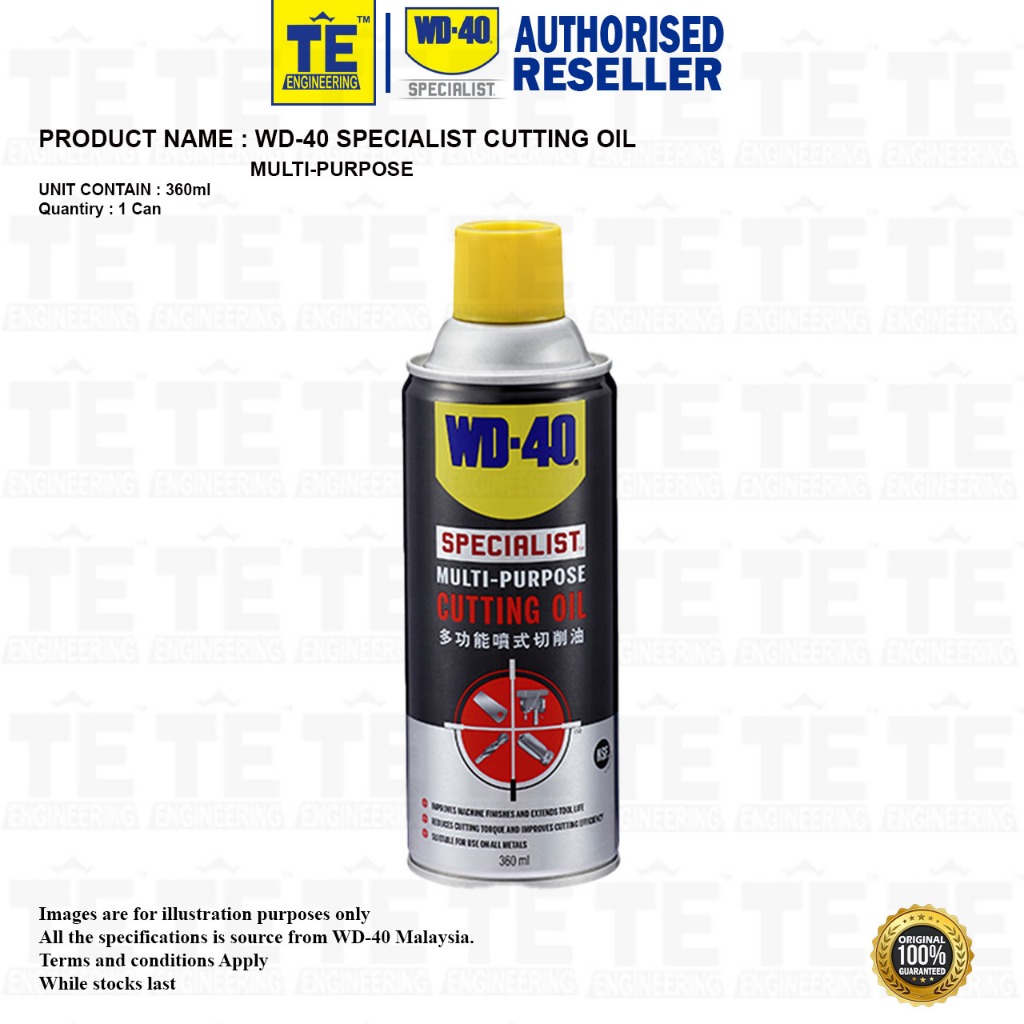 WD-40 Specialist Multi Purpose Cutting Oil 360ml | Shopee Malaysia