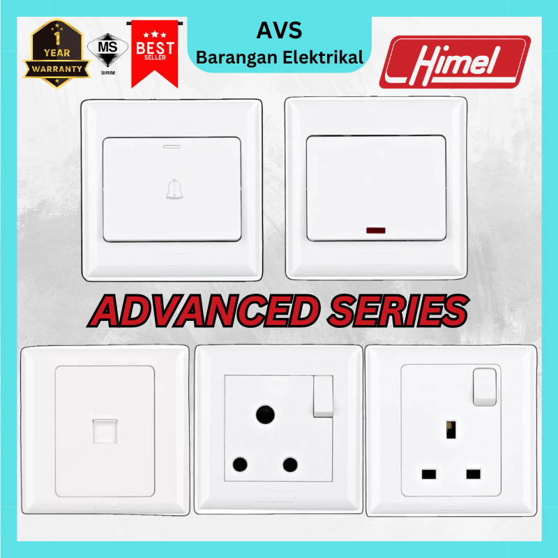 HIMEL ADVANCES SIERIES SWITCH SOCKET PLUG SOCKET LIGHT SWITCH WALL ...