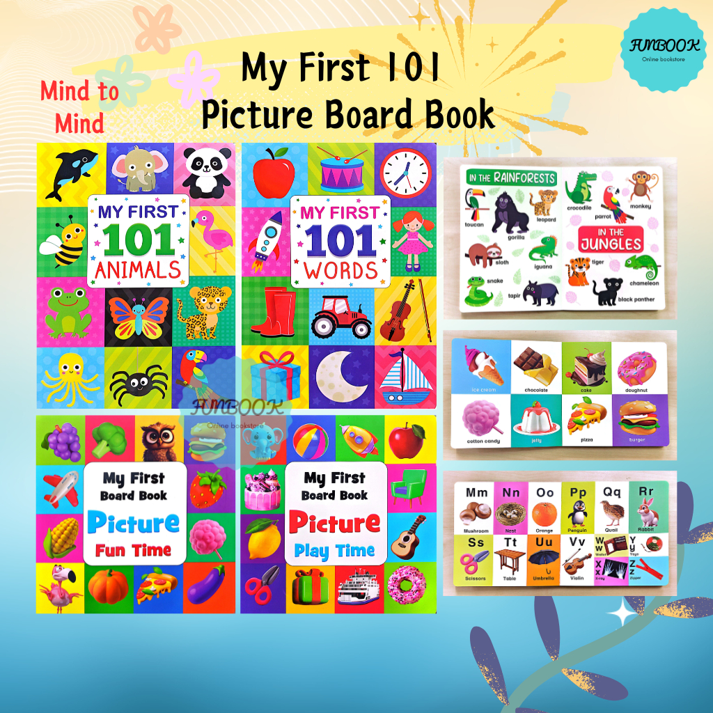 [FUNBOOK] Children My First Picture Board Book 101 Animals Word Play ...