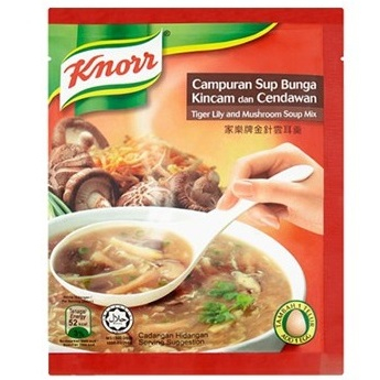 Knorr Campuran Sup Bunga Kincam Dan Cendawan, Tiger Lilly and Mashroom ...