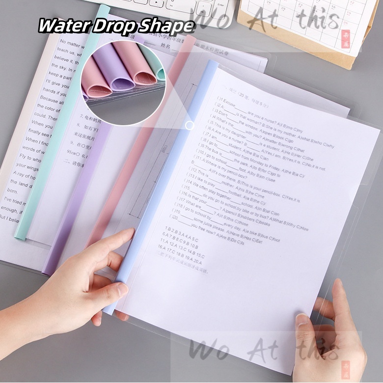 A4 Sliding Report File Folder/File Holder/Organizer /Report Cover/Slide ...