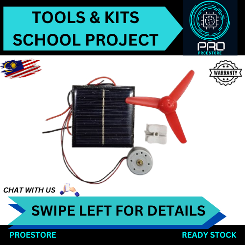 Solar Panel School Project / Projek Sekolah Kit Wind Power Generator DC ...