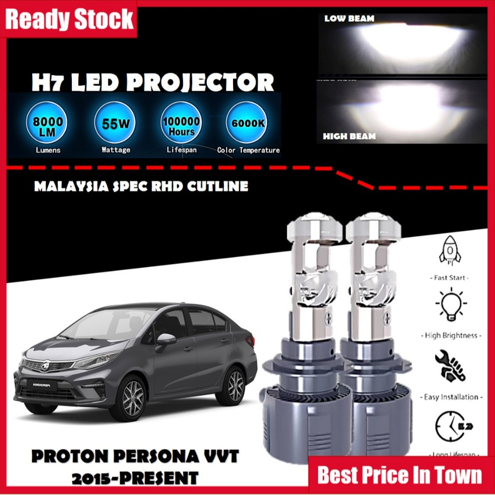 PROTON PERSONA VVT 2015-PRESENT Headlight Lampu LED Kereta Car LED Mini ...