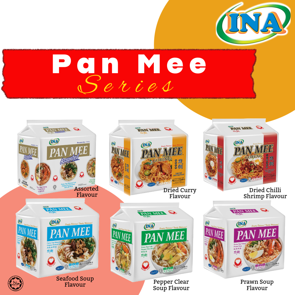 Value Mix 4 Bags x INA PAN MEE Instant Noodle Series | Shopee Malaysia