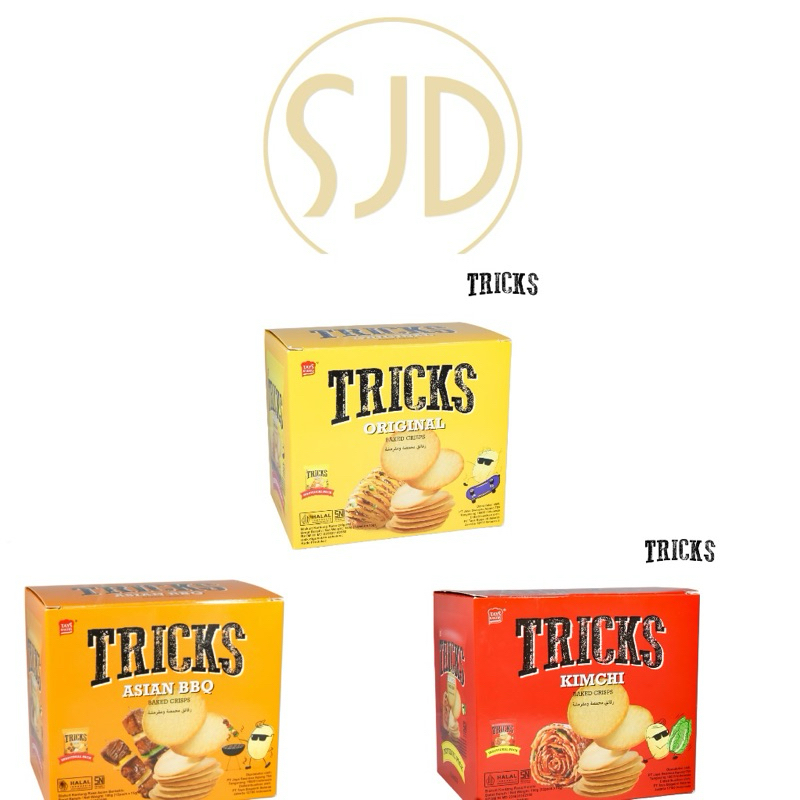 Tricks Biscuit Potato Baked Chips 10 x 20gr Tricks Original Tricks ...